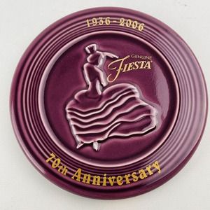 Homer Laughlin | Kitchen | Fiesta 7th Anniversary Heather 6 Trivet ...